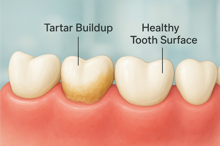 rough texture on gums